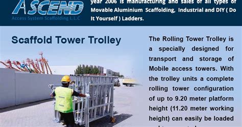 Welcome To Ascend Access System Scaffolding L L C Scaffold Tower Trolley
