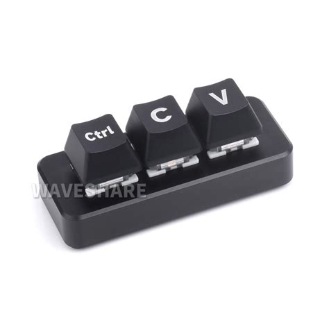 Atajo Teclado Ctrlcv 3 Teclas Programable Basado En Rp2040