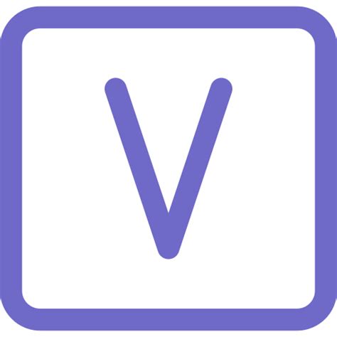 Letter V Free Education Icons