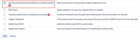 Set Issue Security