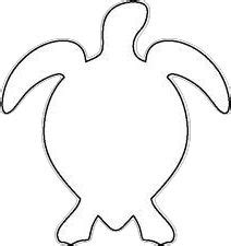 Printable Sea Turtle Template Seashell Crafts Templates Printable