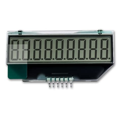 custom 7 segment display panel 7 segment backlight monochrome stn lcd display