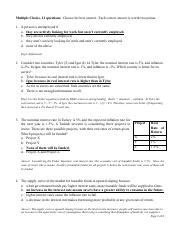 Exam F Answers Pdf Multiple Choice Questions Choose The Best Answer Each Correct