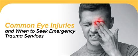 Common Eye Injuries When To Seek Emergency Eye Care Wavikar Eye