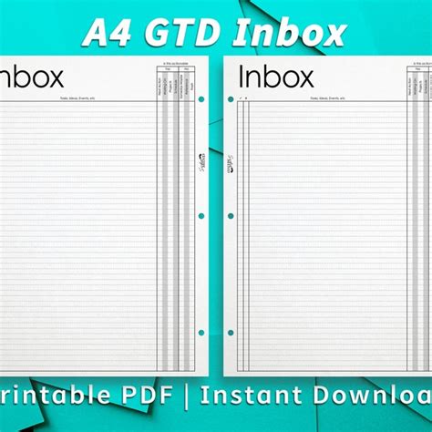 inbox system planner etsy