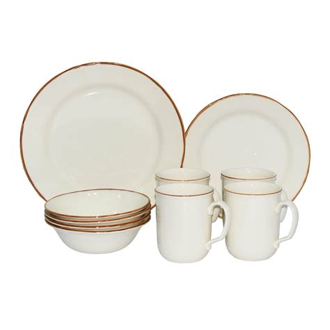 Claytan Dinner Set 16pcs Assorted Colors Desgins Online At Best Price