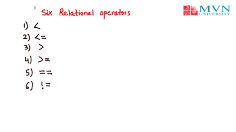 Operators Arithmeticrelationallogical Youtube