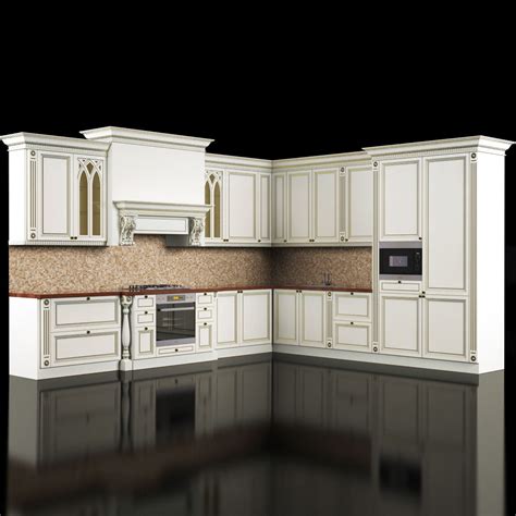 Classic Kitchen 3d Model Cgtrader