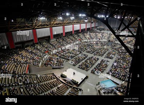 A Jehovahs Witness Gathering Is Held Inside The Cow Palace In San