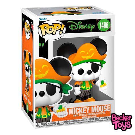 Funko Pop Disney Halloween Pirate Mickey Mouse Becker Toys
