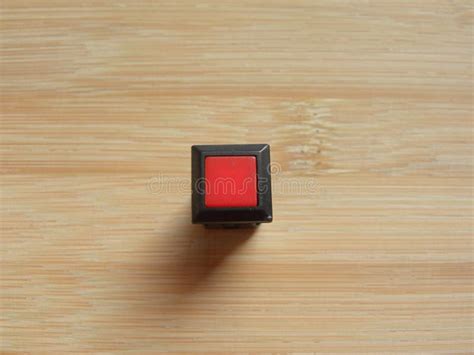 Red Push Button Switch Module Stock Image Image Of Concept Buttons