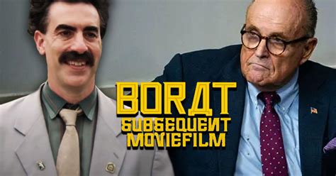 Borat 2 Rudy Giuliani Responde Por Su Polémica Escena En La Película