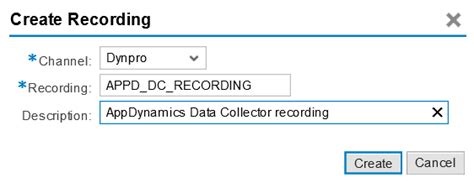 Configure Data Collectors For SAP Dialog Transactions