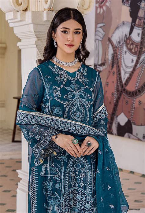 Pareesha Embroidery Tilla Work Collection Ps 08 Humdum