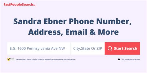 Sandra Ebner Phone Number Address Email And More