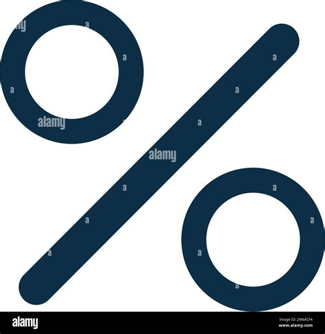 Simple Percentage Sign Tax Rate Editable Vector Stock Vector Image And Art Alamy