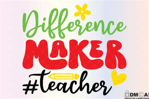 Difference Maker Svg Png Graphic By Rare · Creative Fabrica