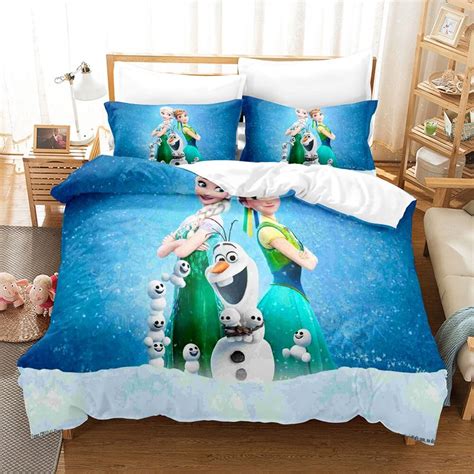 3d Printed Elsa Anna Bedding Set Sold By Halimatu Sku 49904179