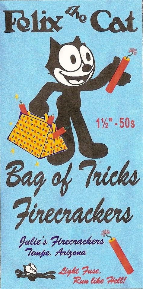 Felix The Cat Bag Of Tricks Firecrackers Whenever He Gets In A