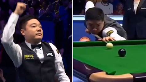 Ding Junhui Stuns Ronnie Osullivan With Just Fourth 147 Break In The