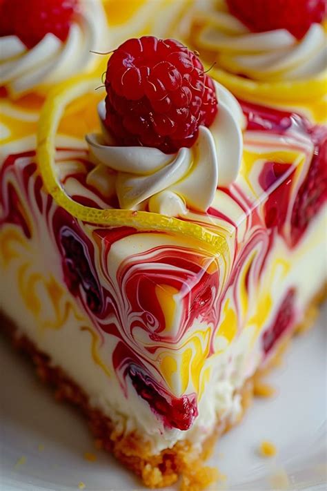 Lemon Raspberry Swirl Cheesecake Recipe Raspberry Swirl Cheesecake