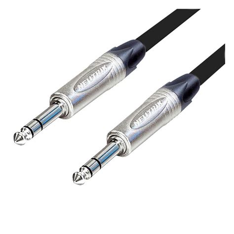 Custom Lynx Professional Neutrik Stereo Jack To Stereo Jack Cable M At Gear Music