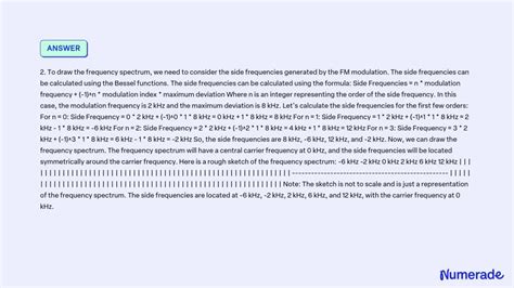 Solved Calculate The Bandwidth Of An Fm System Using Table Fm Side