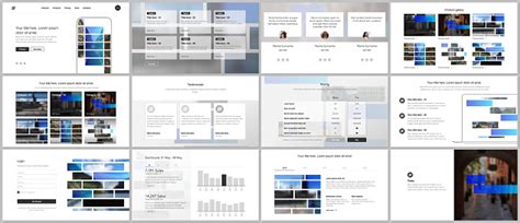 웹 사이트 디자인 프리젠 테이션 포트폴리오를위한 벡터 템플릿 프리젠 테이션 슬라이드 전단지 전단지 브로셔 커버를위한 템플릿 어떤 목적으로든 기업 비즈니스 아이덴티티 스타일
