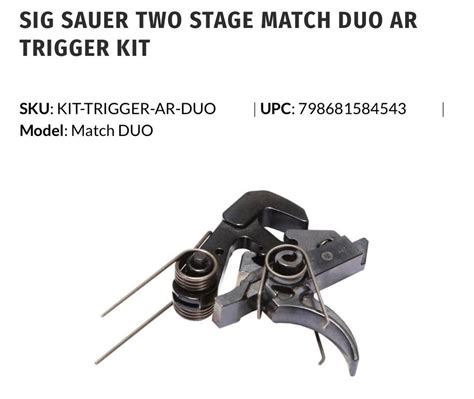 Sig Triggers Any Good Rar15