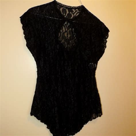 Shirley Of Hollywood Intimates Sleepwear Shirley Of Hollywood Black Baby Doll Lingerie Ml