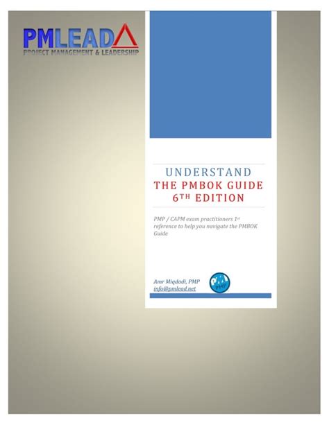 Understand PMBOK 6TH GUIDE PDF