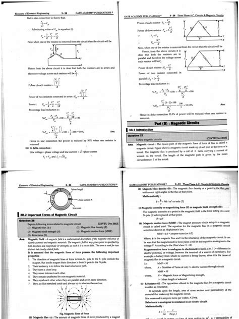 Unit 1 1 Magnetic Circuits Pdf