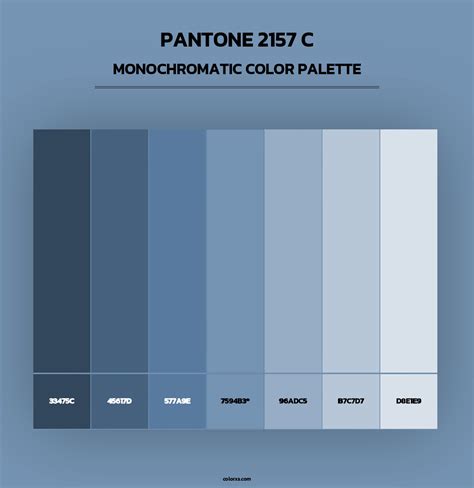 Pantone 2157 C Color Palettes