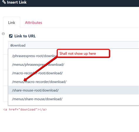 Restrict Pages In Insert Link Autocomplete Dialog Getting Started