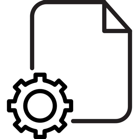 Document Setting Generic Outline Icon