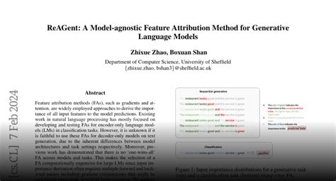 Paper Page Reagent Towards A Model Agnostic Feature Attribution Method For Generative