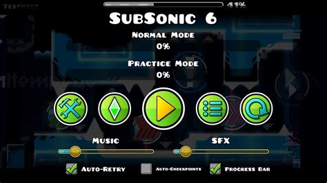 Geometry Dash Stream Subsonic 42 Youtube