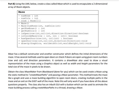 Solved Part B Using The UML Below Create A Class Called Chegg