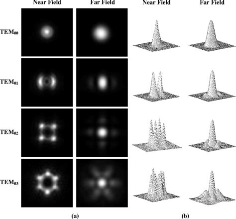 Experimental Near And Far Field Intensity Distributions Of Nd Yag