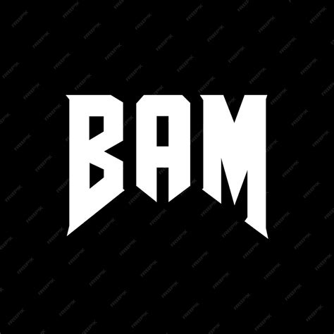 Premium Vector Bam Letter Logo Design For Technology Company Bam Logo