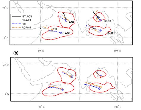 Decomposed Cluster Mean Track Trajectories From A The Original
