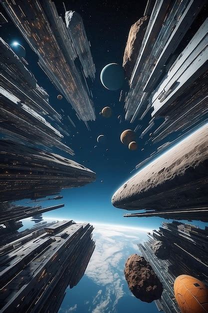 premium photo a parallel universe where gravity pulls objects sideways