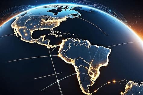 Premium Photo Concept Of Global Network And Connectivity Ai Generated