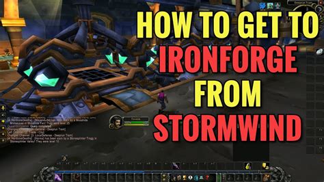 How To Get To Stormwind From Ironforge Wow Avkiu