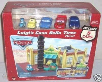 New Disney Pixar Cars Luigis Casa Della Tires Playset 77509840