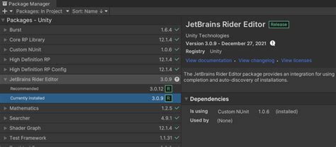 Unity Rider Plugin Unusable In 2021213f1 · Issue 2287 · Jetbrainsresharper Unity · Github