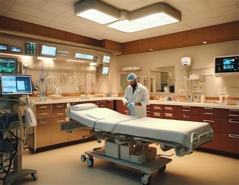 Premium Ai Image An Emergency Room Scene With Medical Staff In Action