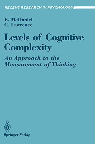 Levels Of Cognitive Complexity An Approach To The Measurement Of
