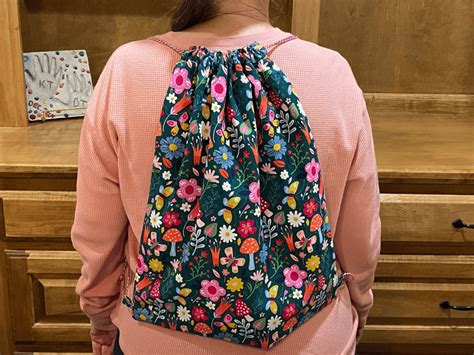 How To Sew A Drawstring Bag Easy 30 Minute Project Nana Sews