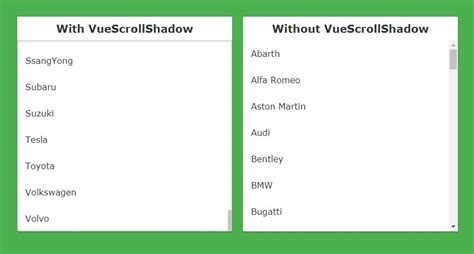 Scroll Vue Js Examples